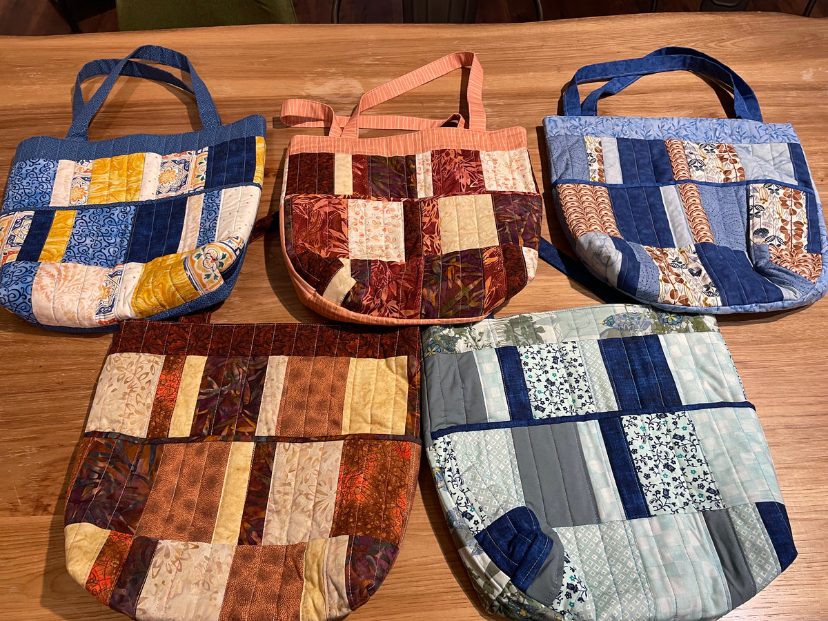 Black Mountain Presb Trunk Show bags by Betsy– Black Mountain Yarn Shop